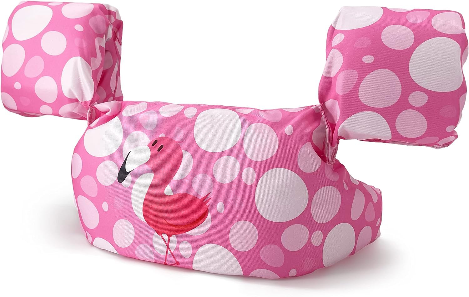 Silfrae Swim Vests Swim Floatation Vest Flotation Device Kids Floaties for Pool Weighing from 30 to 50 lbs(Pink Flamingo)