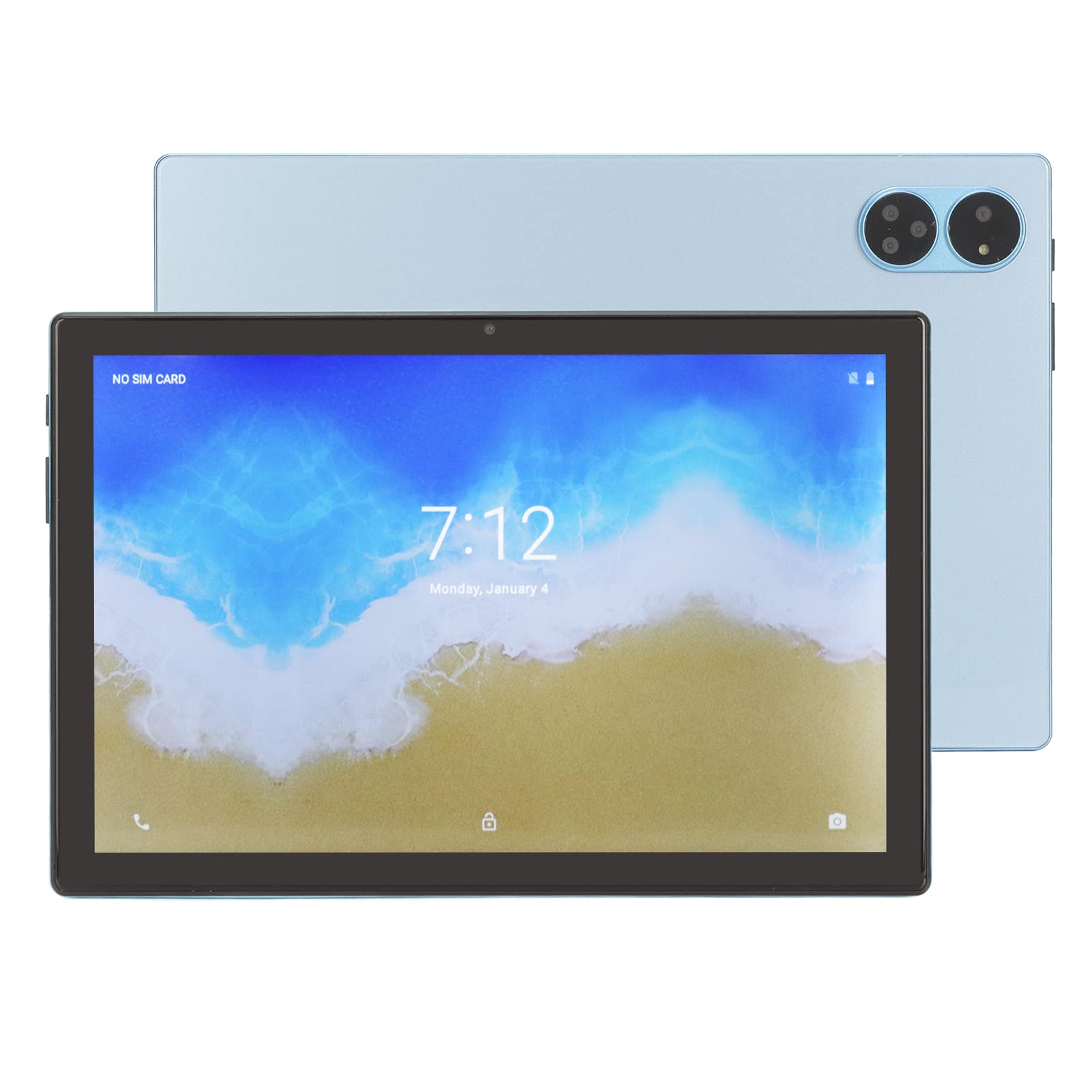 Vikye 5G WiFi Octa Core Tablet, 10.1in 3200 X 1440 HD Display Tablet MTK6750 Octa Core CPU 8GB RAM 128GB ROM 8MP 13MP Dual Camera 5800mAh Battery (US Plug)