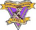 Snowflake Designs Level 7 State Championships Gymnastics Pin - #1627