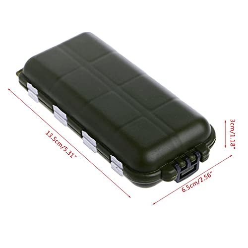 UXZDX CUJUX 16 Grid Fishing Box Storage Box Fish Bait Hook Bait Fishing Tackle Double-Sided Tool Box