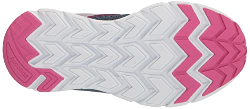 Saucony Axon Sneaker, Navy/Pink, 11.5 Wide US Unisex Big_Kid