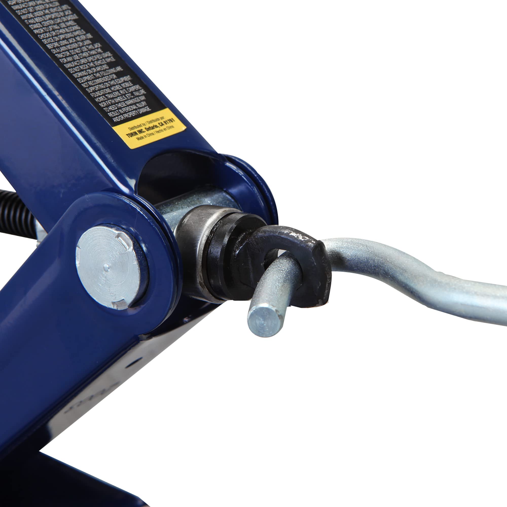 TCE AT10152U Torin Steel Scissor Lift Jack Car Kit, 1.5 Ton (3,000 lb) Capacity, Blue