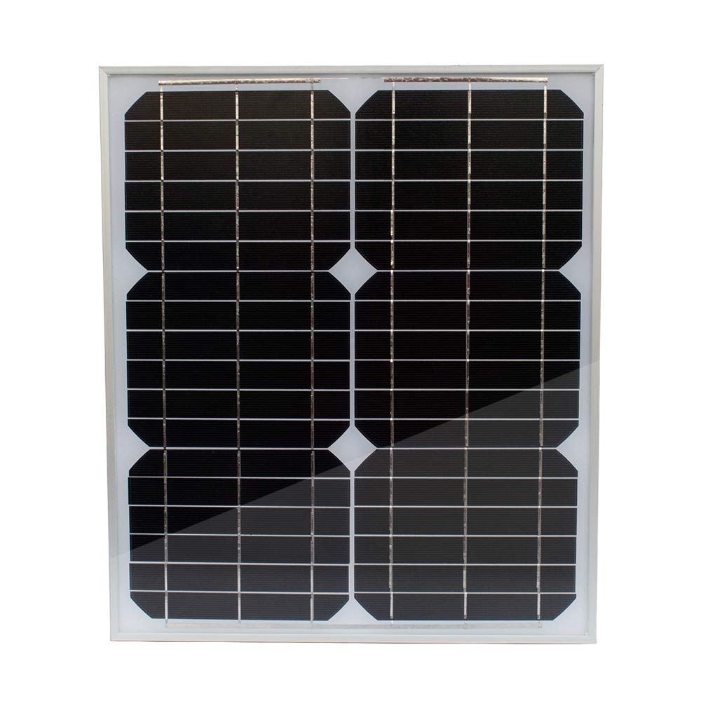 TP-solar Solar Panel Kit 20W 12V Monocrystalline with 10A Solar Charge Controller + Extension Cable with Battery Clips O-Ring Terminal for RV Marine Boat Off Grid System (Renewed)