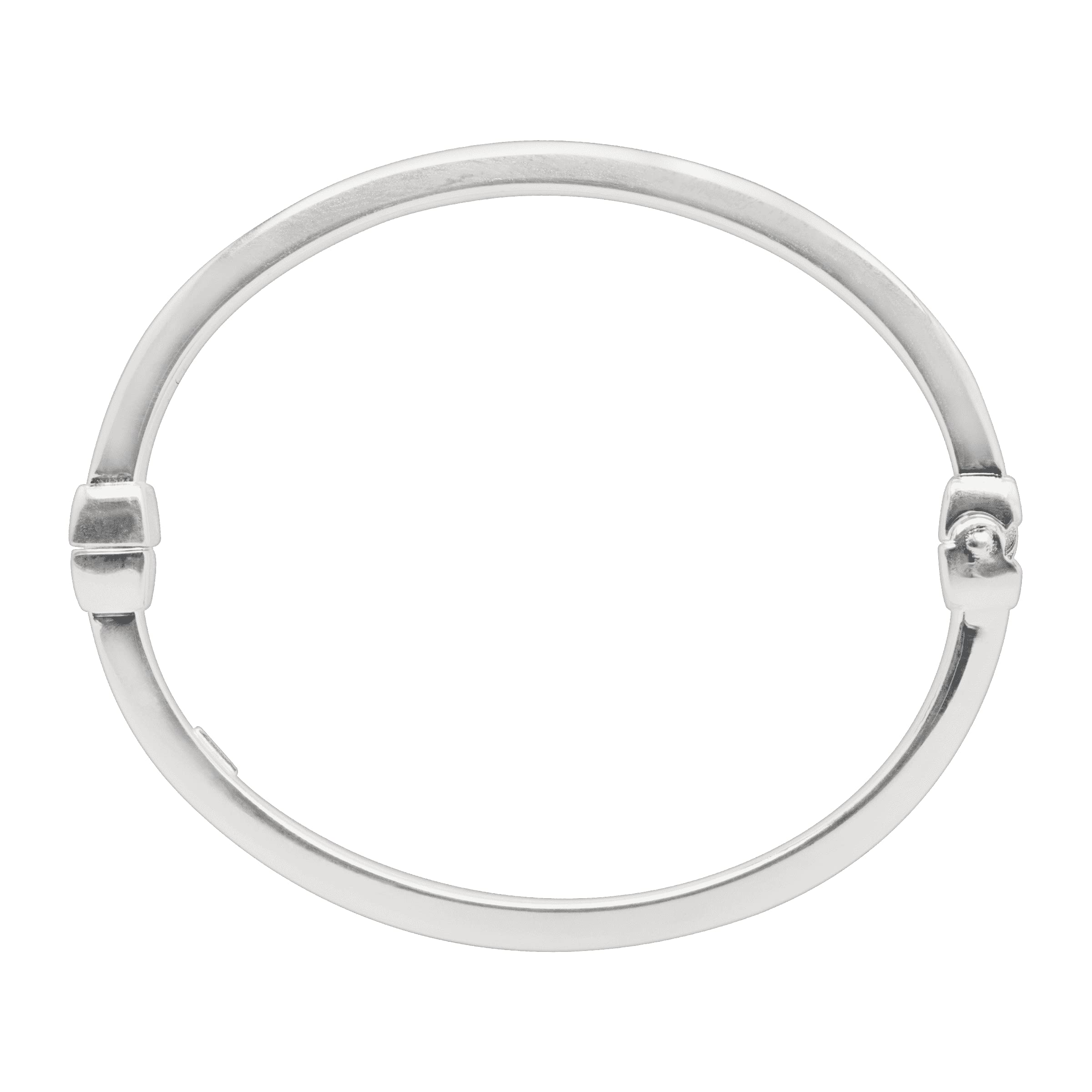 Silpada 'Solferino' Sterling Silver Hinged Bangle Bracelet