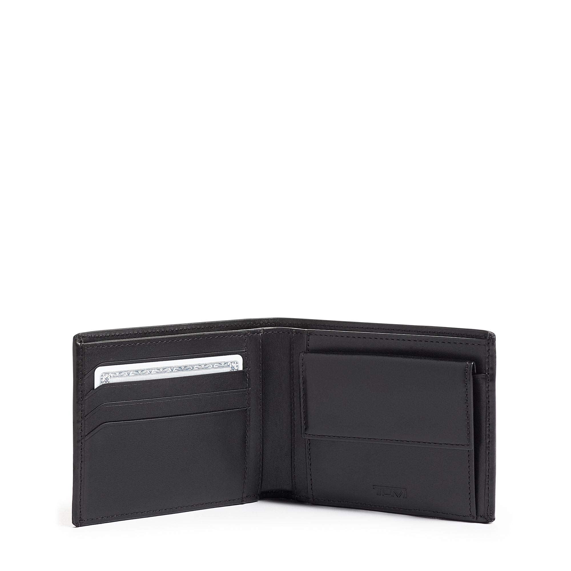 TUMI - Nassau Global Coin Pocket Wallet for Men - Black Smooth