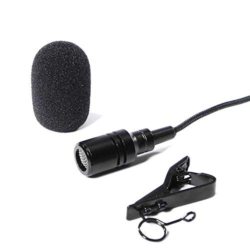 XIAOMINDIAN USB Stereo External Microphone High Fidelity Microphone for GoPro Hero 4 3 3 Plus Action Camera (Color : Black)