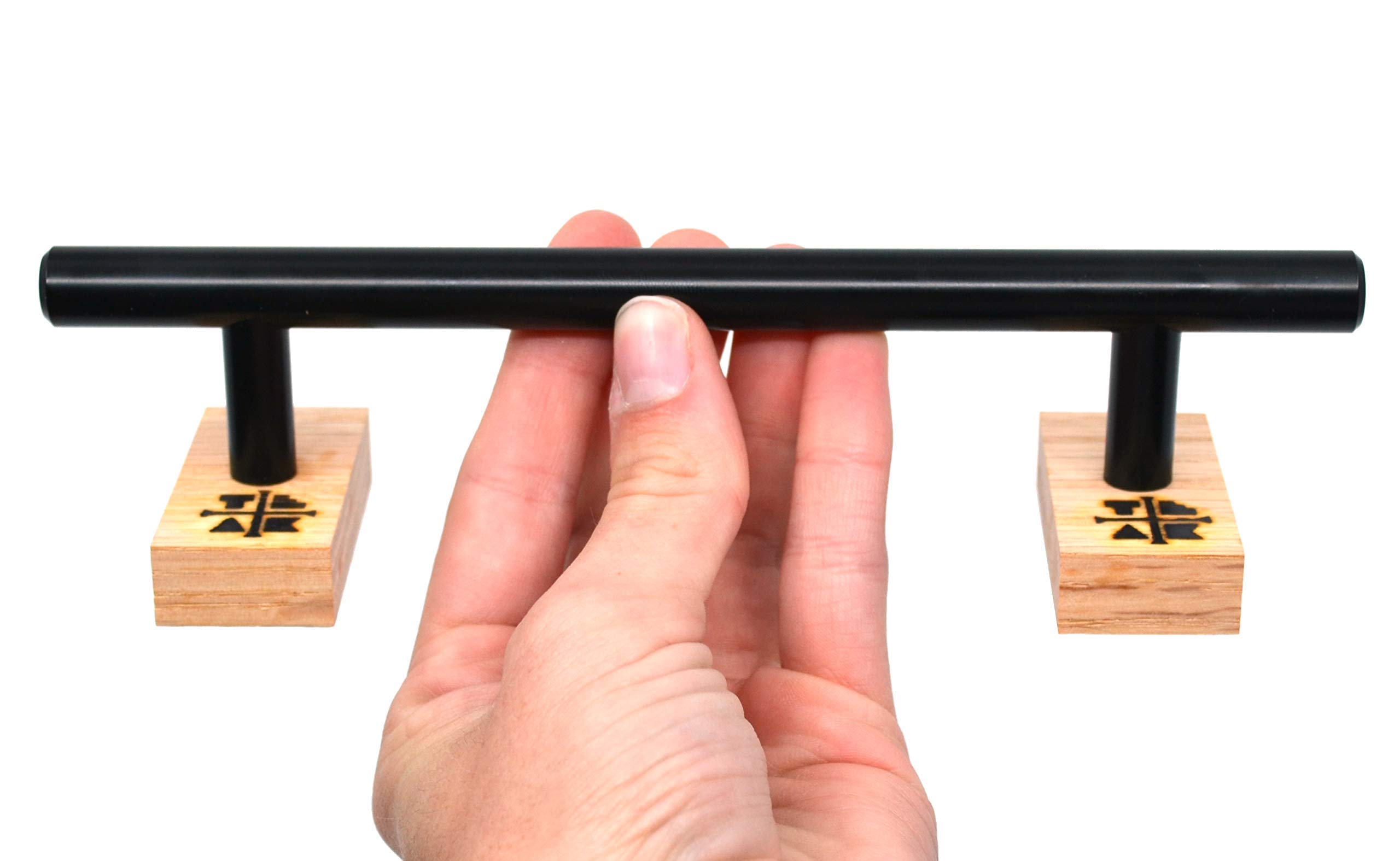 Teak Tuning Round Fingerboard Rail - Mini Edition - Black Colorway - 7.25" Long, 1.75" Tall - Prolific Series
