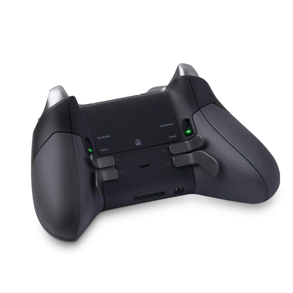 TOMSIN Metal D-Pads and Paddles for Xbox Elite Controller Series 2 & Series 1, Stainless Steel Replacement Parts Compatible with Xbox Elite Wireless Controller (Black)