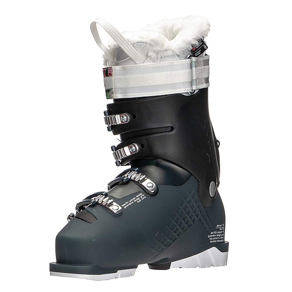 Rossignol Alltrack 80 Ski Boots Womens Sz 6.5 (23.5) Black/Green