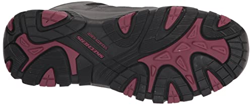 Skechers USA Men's mens Hiking Boot, Black/Grey, 10 US
