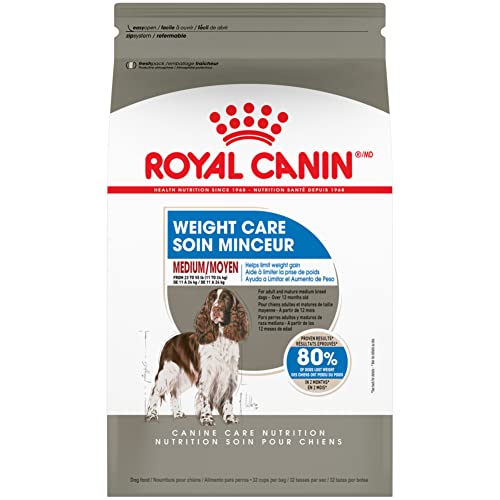 Royal Canin Medium Weight Care Adult Dry Dog Food for Medium Breeds, 6 lb bag