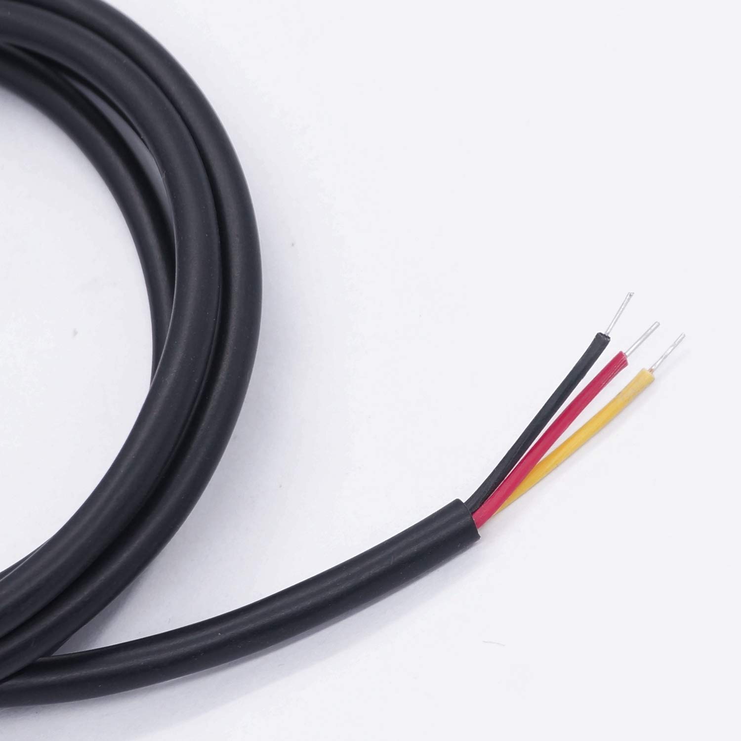 Twidec/ 5Pcs DS18B20 Waterproof Temperature Sensors 1M Length Digital Thermal Stainless Steel Probe Temperature Controller DS18B20-1M
