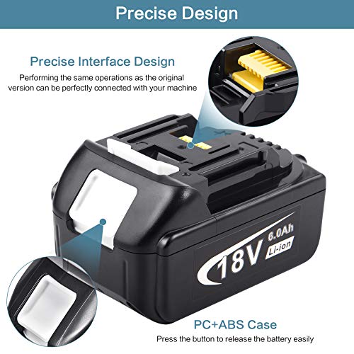 TREE.NB Battery Replacement for Makita BL1860B BL1830B LXT Lithium Battery BL1850 BL1850B Compact Cordless
