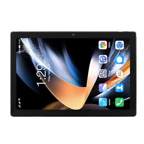 SHYEKYO 10.1 Inch Tablet, 5G WiFi Tablet 100-240V Dual Speakers 7000mAh for Office for Android 13 (US Plug)