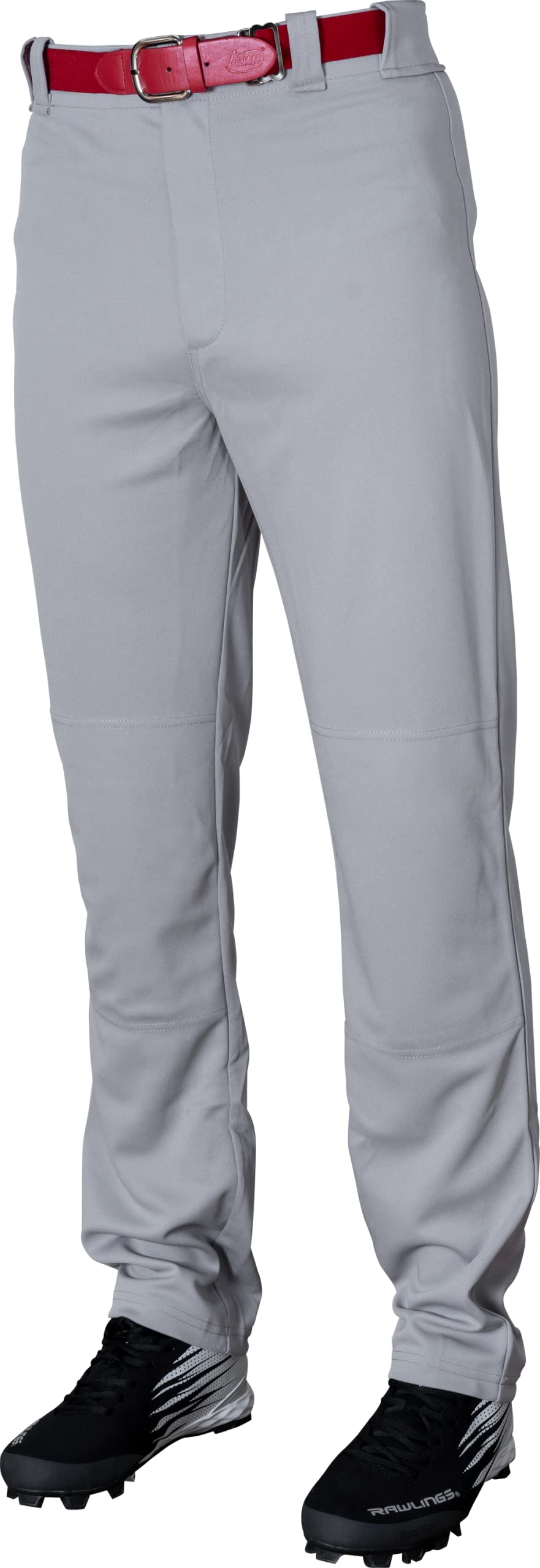 Rawlings Boys Solid Youth Semi-Relaxed Pants, Medium, Blue/Grey, Grey, Medium US