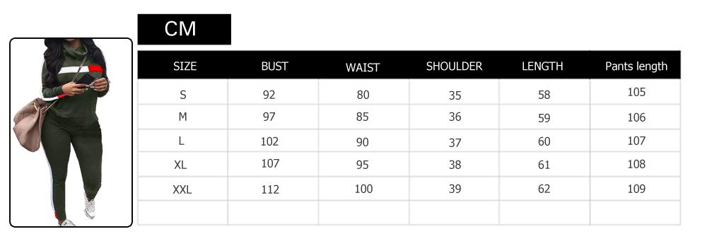 TOP-VIGOR Women's 2 PCS Plus Size Tracksuit Sets Sweatsuits Outfits Hoodie Sweatshirt and Jogging Sweatpants Suit