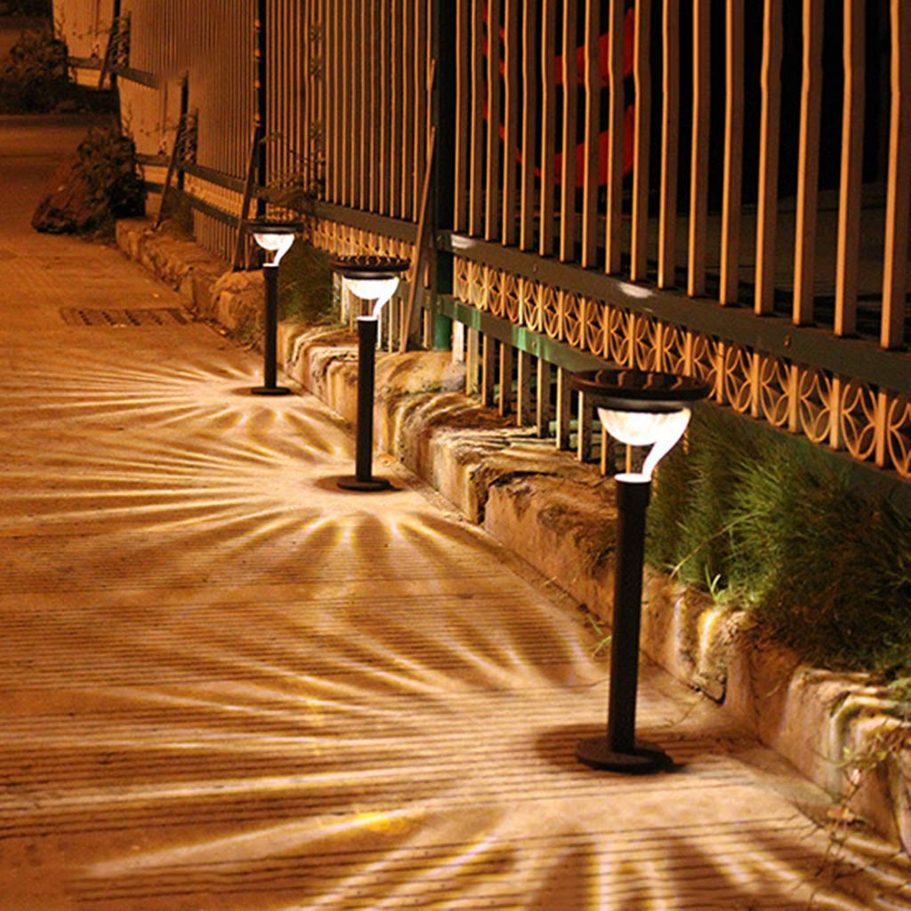 Solar Light Black Lawn Light - Floor to Ceiling Dual-use, Home Garden Waterproof LED Intelligent Light-Sensitive Lamps