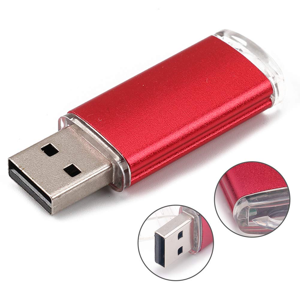 schicj133mm High Speed Transparent Lid USB Flash Drive Pen/U Disk/USB Flash Drive/USB Memory Stick/Flash Drive/Data Storage Memory Stick for Computer Notebook Laptop Black 128mb