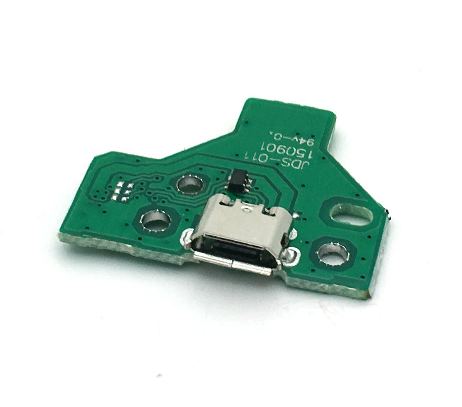 ProMaxi Rinbers® USB Charging Port Socket Board JDS-011 for SONY PS4 2nd Gen Controller with 12 Pin Power Switch Ribbon Cable