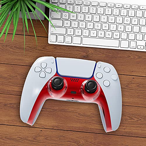 Yuxinkang DIY Replacement Decorative Trim Shell For Controller, Controller Face Plates Replacement For PS5, Chrome Clip Shell For PS5 Controller, Plates Cover For PS5 Controller