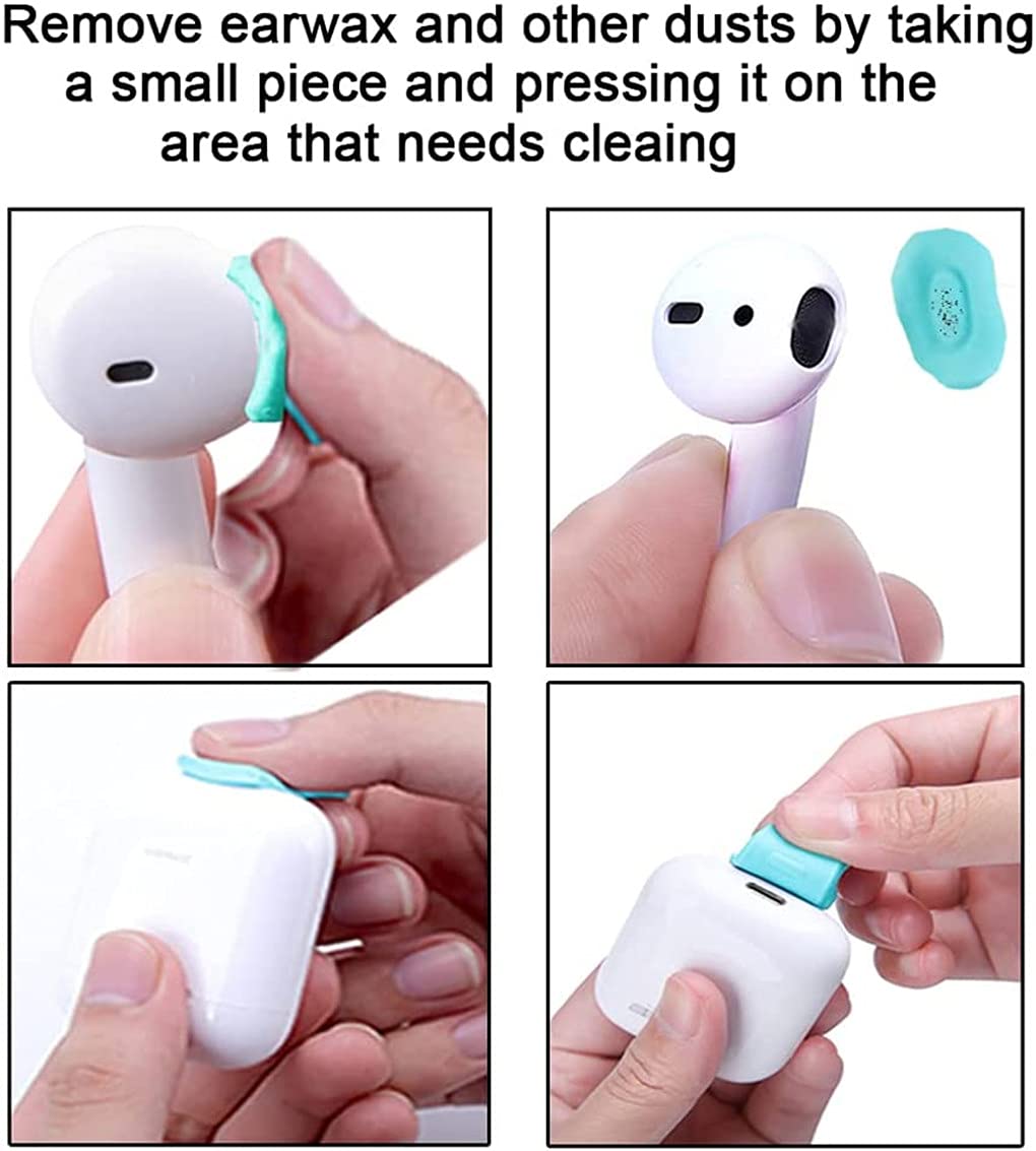 ZBY Cleaner Kit for AirPods/Airpods Pro/AirPods Case/Charging Port/Cell Phone/Bluetooth Headphones/Camera ect; Includes Cleaning Putty, Cleaner Stick,Cleaning Brush,Microfiber Cloth