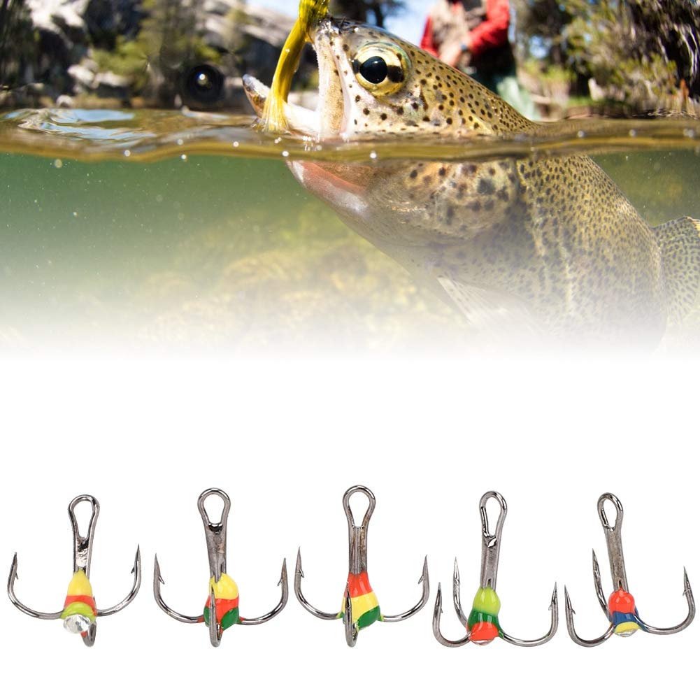 Yuuloo Multifunction Convenient 2set Fish Hook Reusable Incisive Lure Bait Barbed Hooks Kit Accessories Fishing Tools Easy to Clean(1)