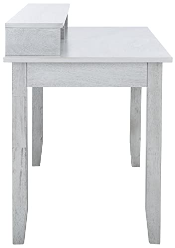 SAFAVIEH Home Collection Winsome Dark Grey 2-Drawer Office Living Room Bedroom Study Foyer Writing Desk DSK1402B, 0