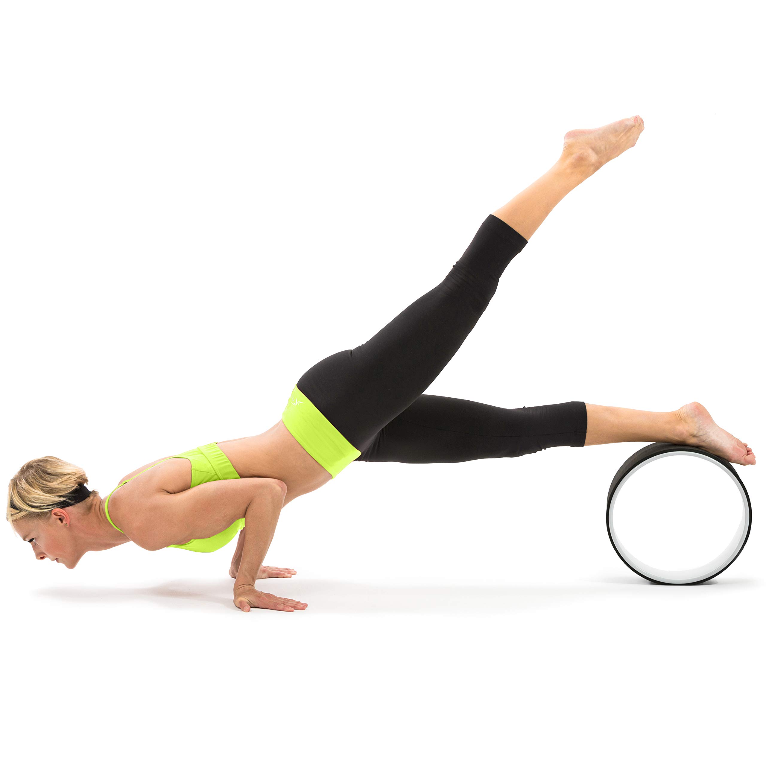ProsourceFit Yoga Wheel Prop 12β for Improving Yoga Poses, Backbends, Flexibility, Balance, Stretching, Relaxation
