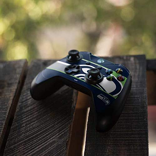 Skinit Decal Gaming Skin Compatible with Xbox One Elite Controller - Officially Licensed NFL Seattle Seahawks Zone Block Design