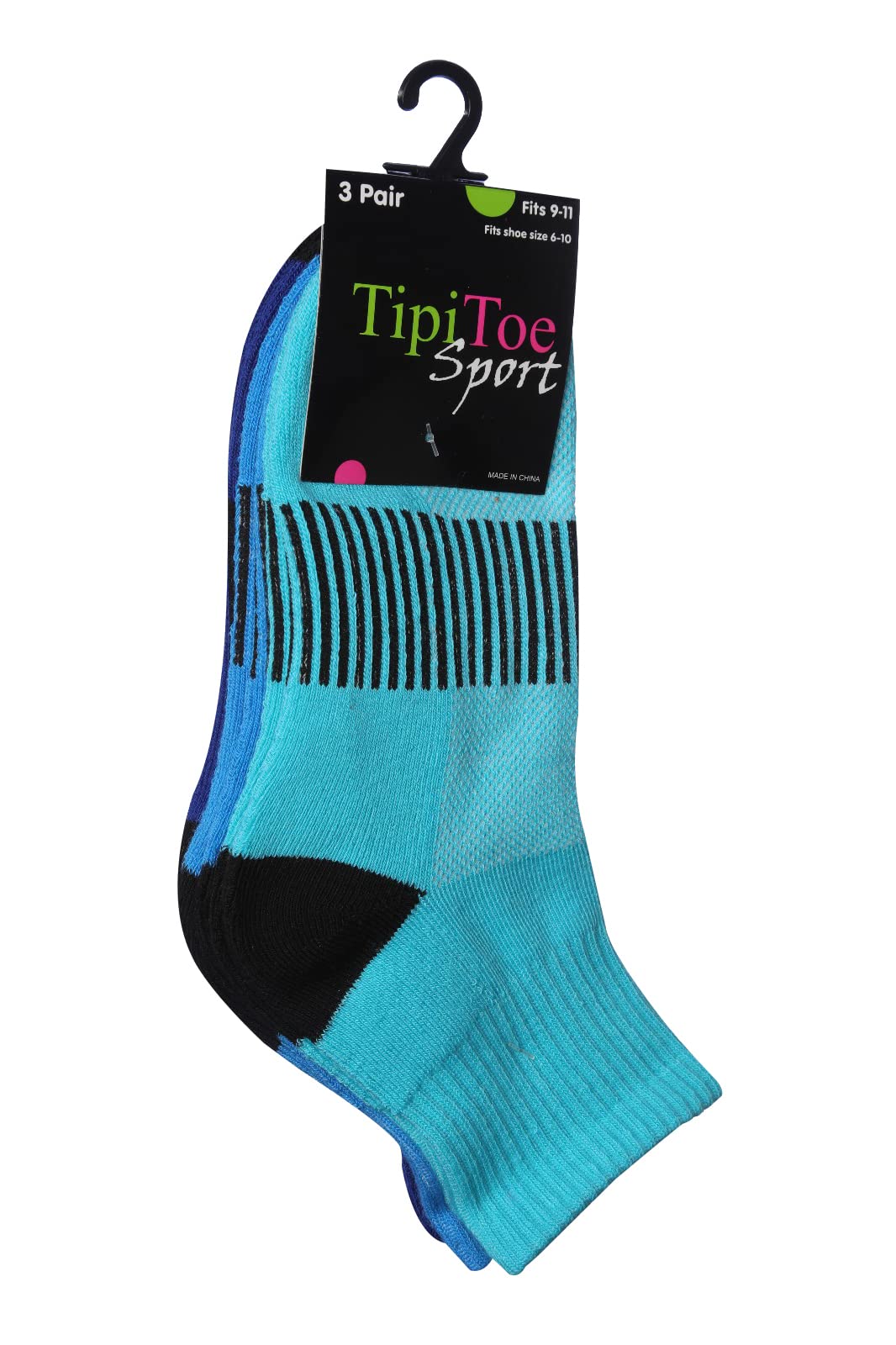 Tipi Toe Women's 12-Pairs Running & Athletic Sports Performance Ankle/Quarter Socks (WQ16)