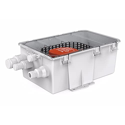 XuuSHA Hand Bilge Pump 12V 24V 600GPH Boat Marine Shower Bilge Pump Kit System Bilge Pump Automatic (Voltage : 24V)