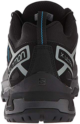 Salomon X Ultra 3 Hiking Shoes for Men, Phantom/Black/Hawaiian Surf, 12