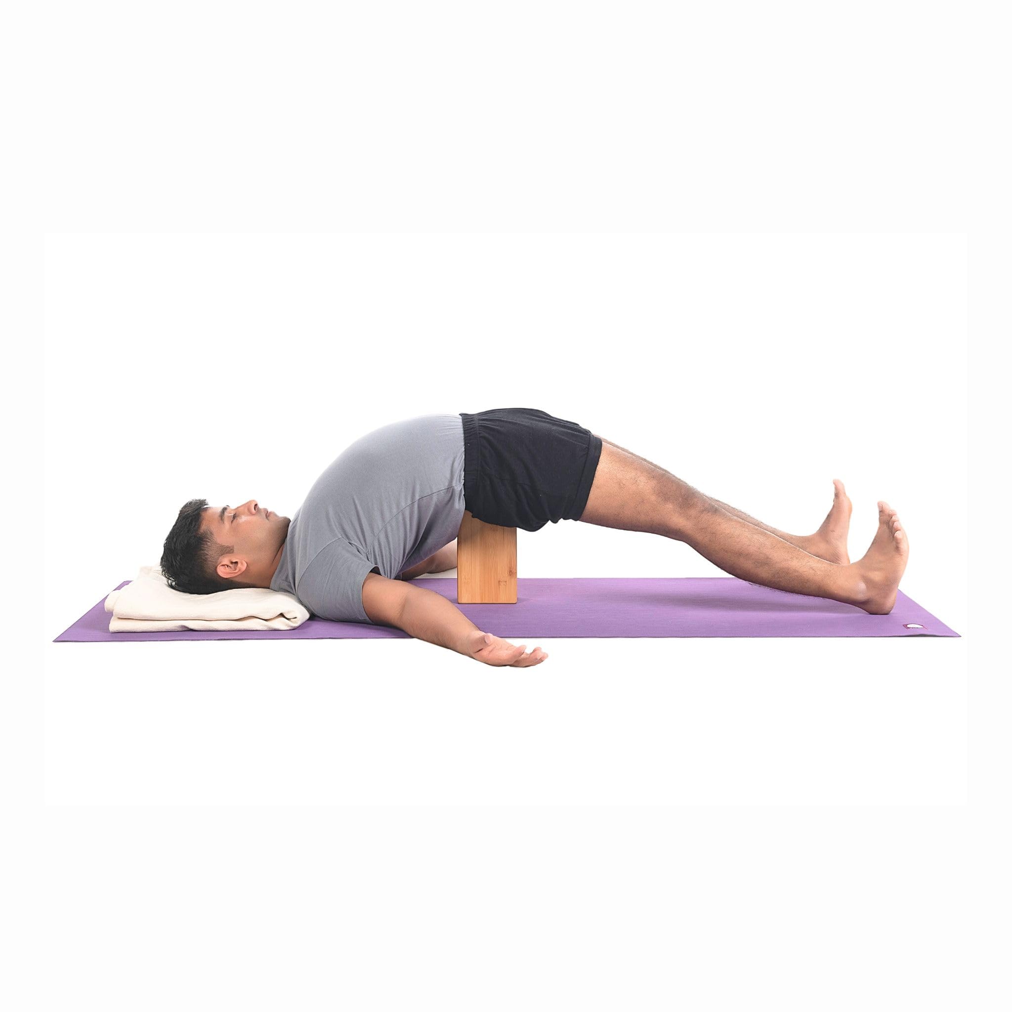 Yoga Block Solid, Pune Yogikuti Solid Wooden Yoga Block, Yoga accessories, Block for Yoga
