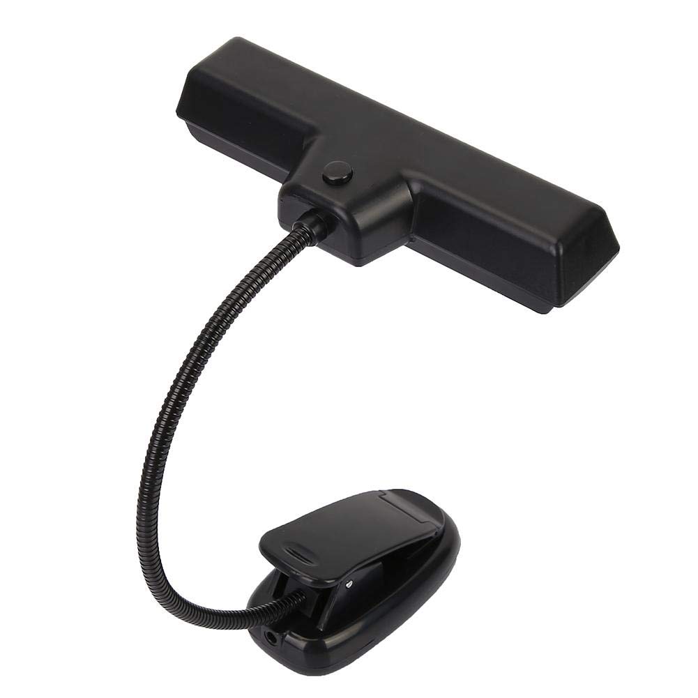 VBESTLIFE Music Stand Light, Portable Clip-on Position Adjustable LED Musician Lamp Reading Light for Music Stands Pianos Work Tables Desks Reading