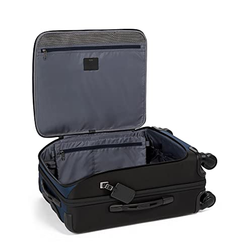 TUMI - Merge Continental Front Lid 4 Wheeled Carry-On Luggage - 22 Inch Rolling Suitcase for Men and Women - Navy/Black