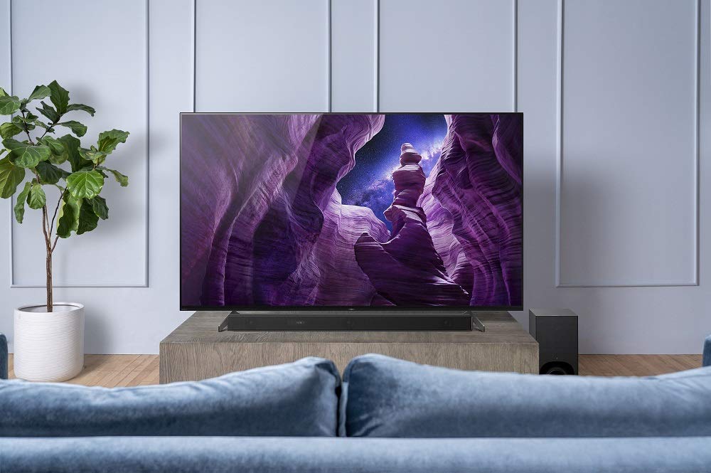 Sony A8H 55-inch TV: BRAVIA OLED 4K Ultra HD Smart TV with HDR and Alexa Compatibility - 2020 Model