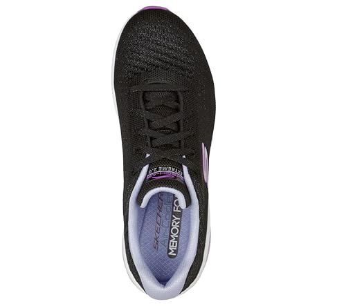Skechers Womens/Ladies Skech-Air Extreme 2.0 Classic Vibe Sneakers (8) (Black/Lavender)