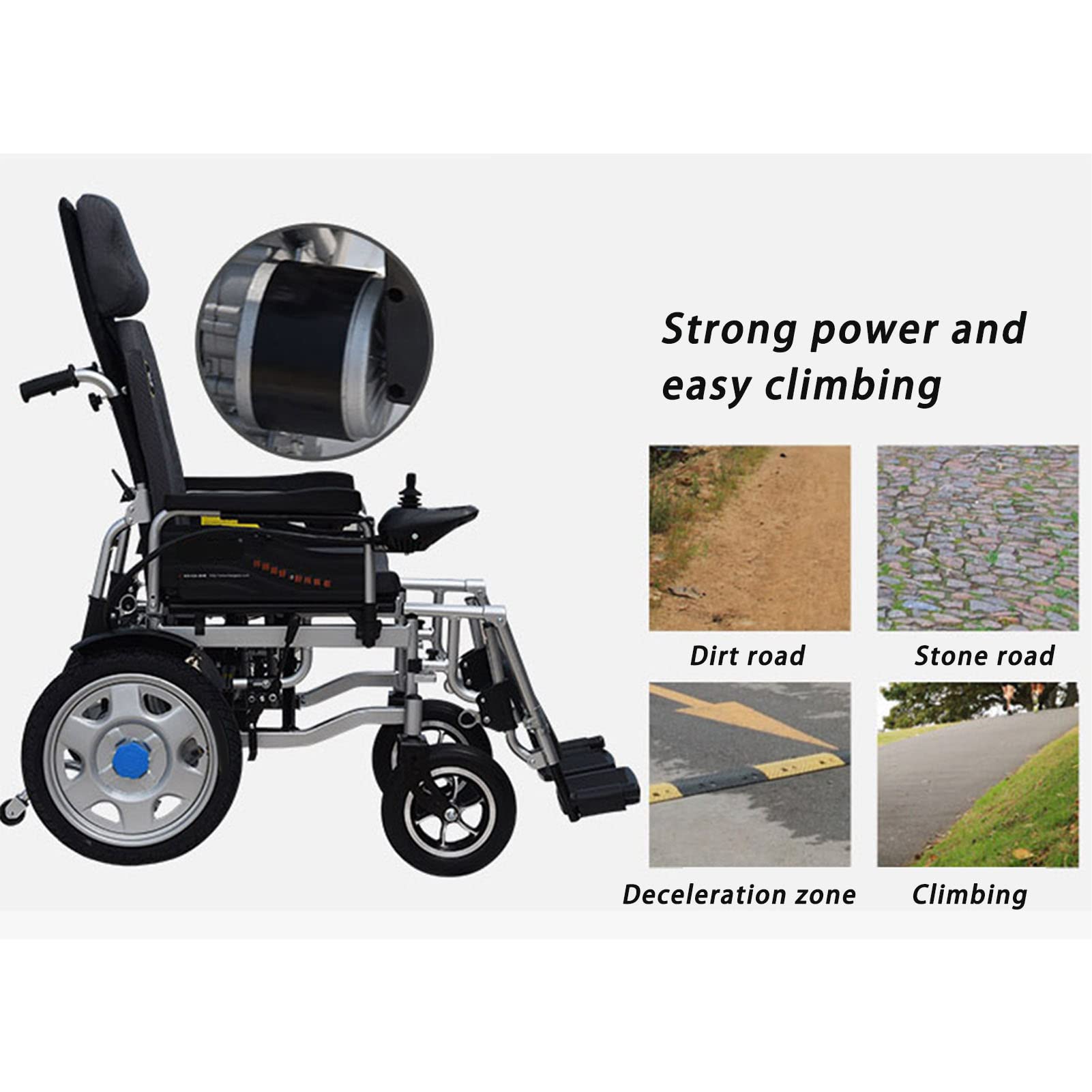 YUYTE Electric Wheelchair Joystick Controller, Universal Direction Controller Without Electromagnetic Brake, for Intelligent Robot, Amusement Equipment, Music Bar Car and Monitoring