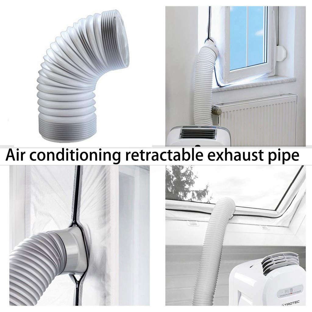 Sdoveb Portable Air Conditioner Exhaust Hose - 6 inch in Diameter - 59/79 inch Long Universal (59 inch)