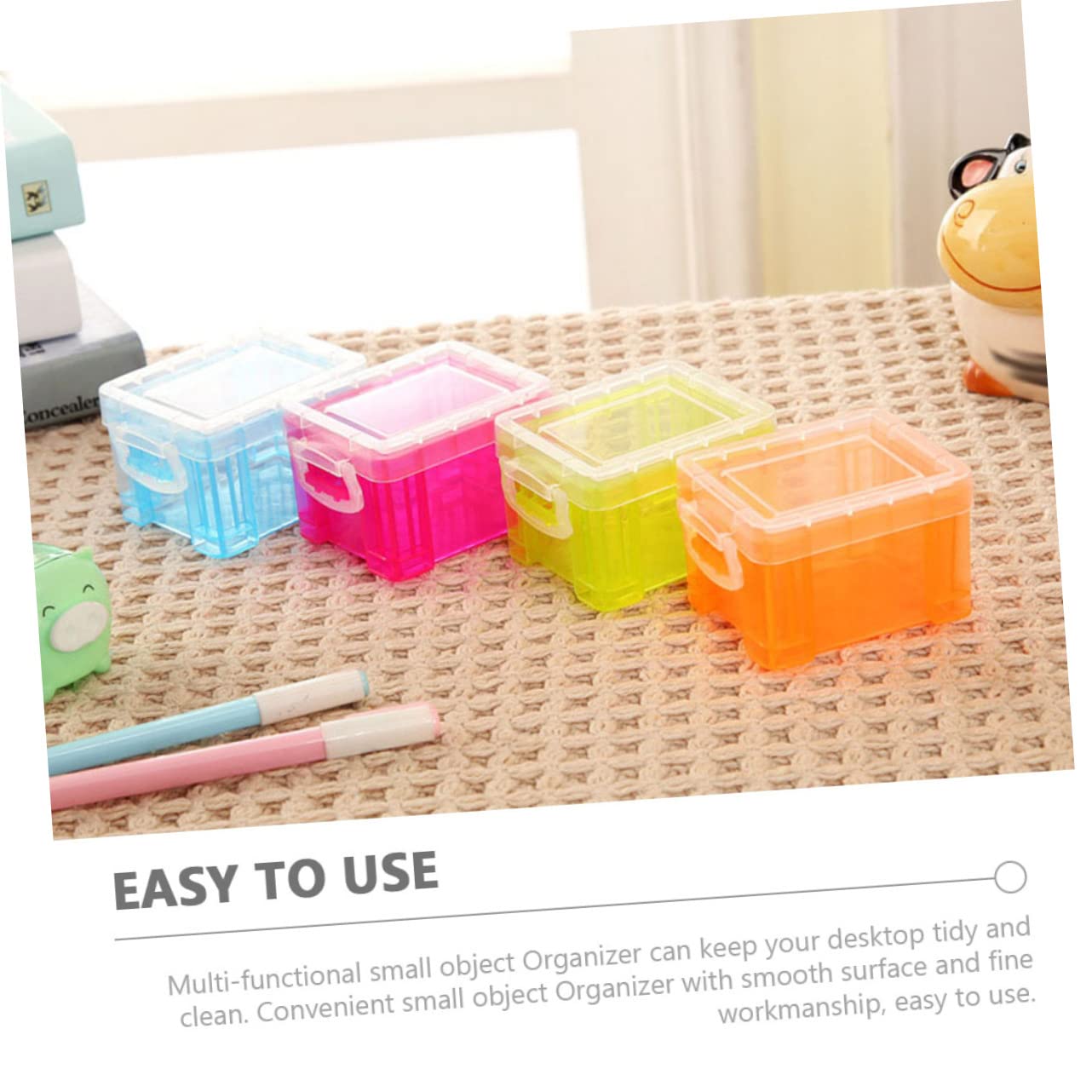 TEHAUX 6pcs Box Crafts Pp Plastic Small
