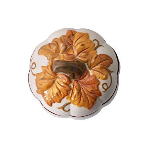 Pfaltzgraff Autumn Berry 16 Piece Dinnerware Set, Service for 4, Multi Colored and Pfaltzgraff Autumn Berry Covered Pumpkin Bowl, Holds 20 Ounces, Cream