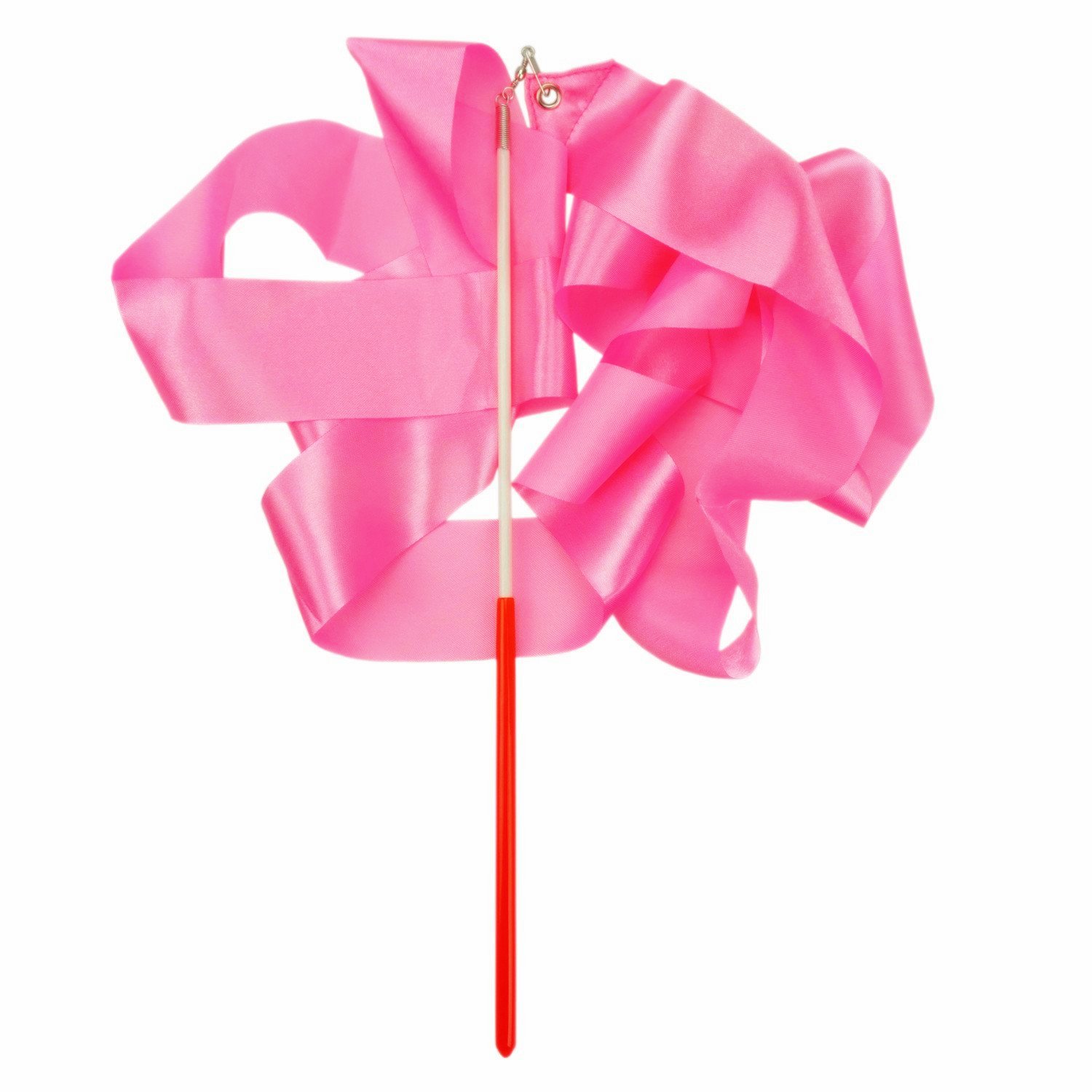Shxstore Rhythmic Gymnastics Ribbon, Praise Dancing Streamers for Kids, Red, 1 Set