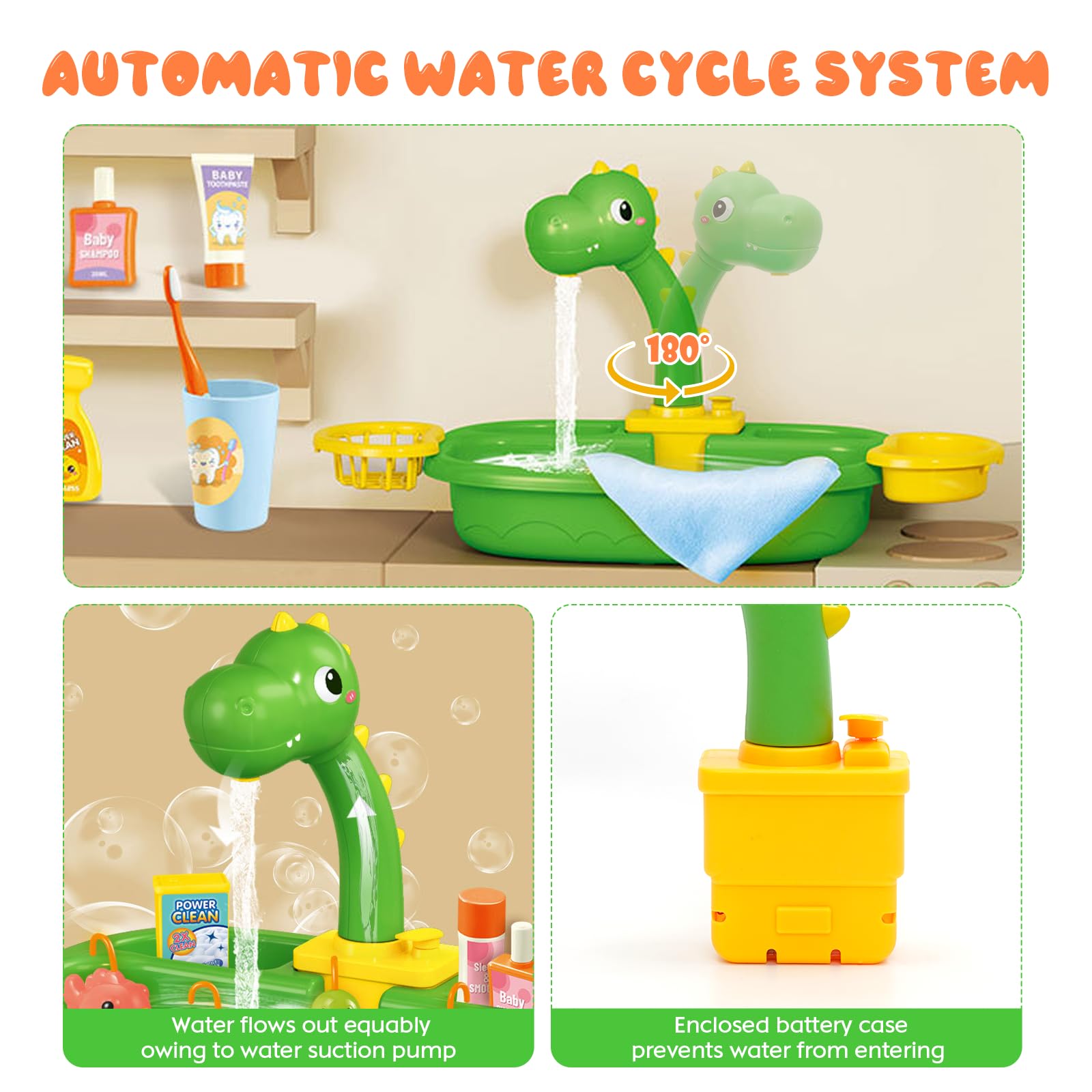 Siairo US-XWCduck Toy Kitchen Set Medium, Small