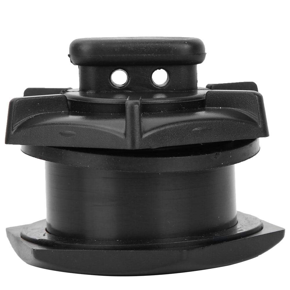 Single Matte Black PVC Drain Valve Long Service Life Easy to Use Plastic Drain Valve for Inflatable Boats Fishing Boat Kayak Accessory