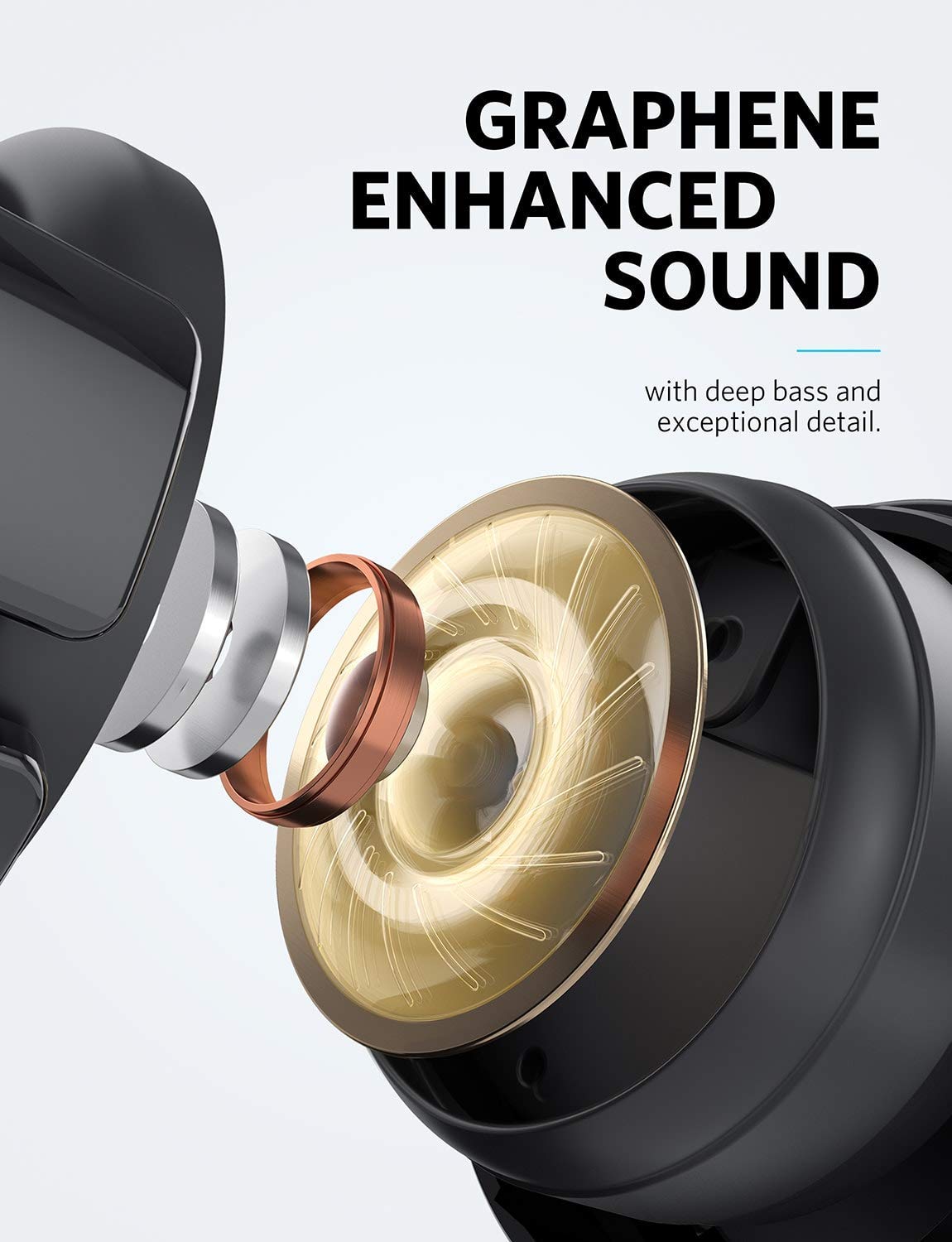 Soundcore Anker Liberty Air True-Wireless Earphones with Charging Case, Bluetooth 5, Touch Control Earbuds(Renewed)