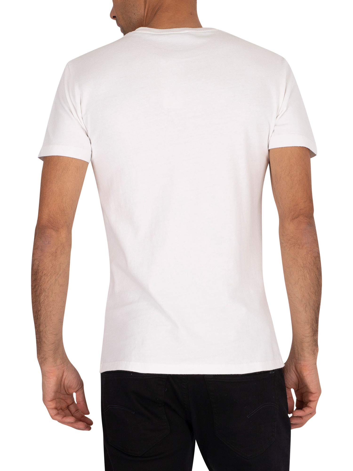 Superdry Mens Vintage Logo Fade T-Shirt Optic Size S