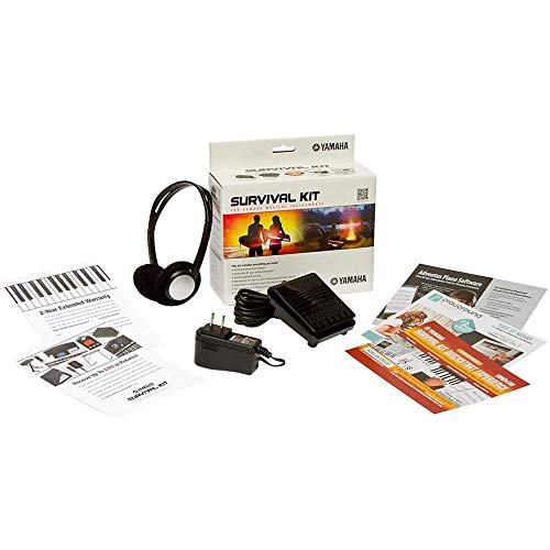 Yamaha PSREW310 76-Key Portable Digital Keyboard Bundle with Power Supply, Foot switch, Stereo Headphones, and 2-Year Extended Warranty