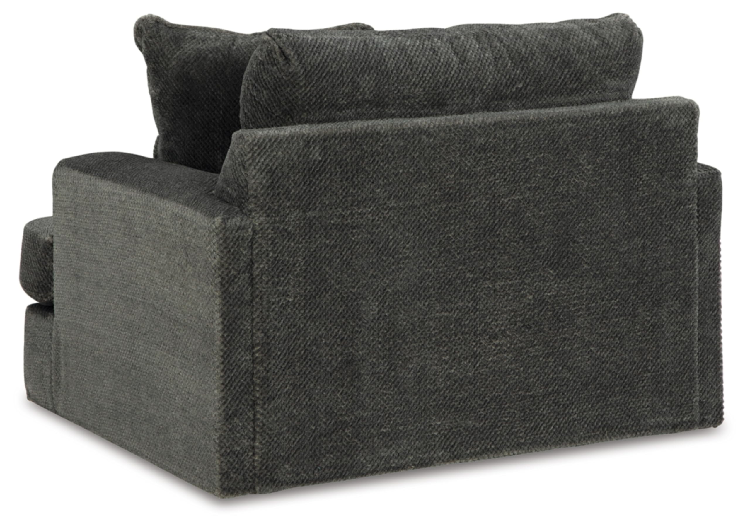 Signature Design by Ashley Karinne Modern Upholstered Oversized Chair, Gray