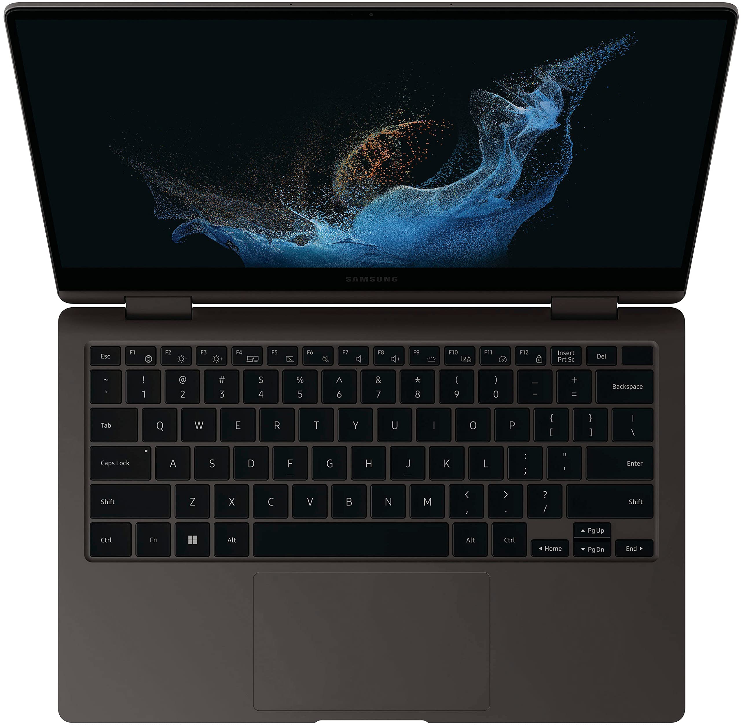 Samsung - Galaxy Book2 360 13.3" AMOLED Touch Screen Laptop - Intel 12th Gen Core i7 Evo Platform - 16GB Memory - 512GB SSD - Graphite (Renewed)