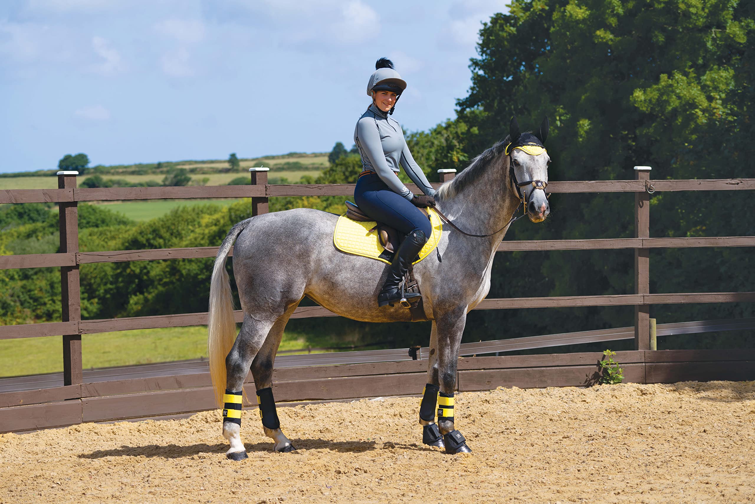 Woof Wear Close Contact Saddle Cloth WS0003 - Sunshine Yellow Size - Full